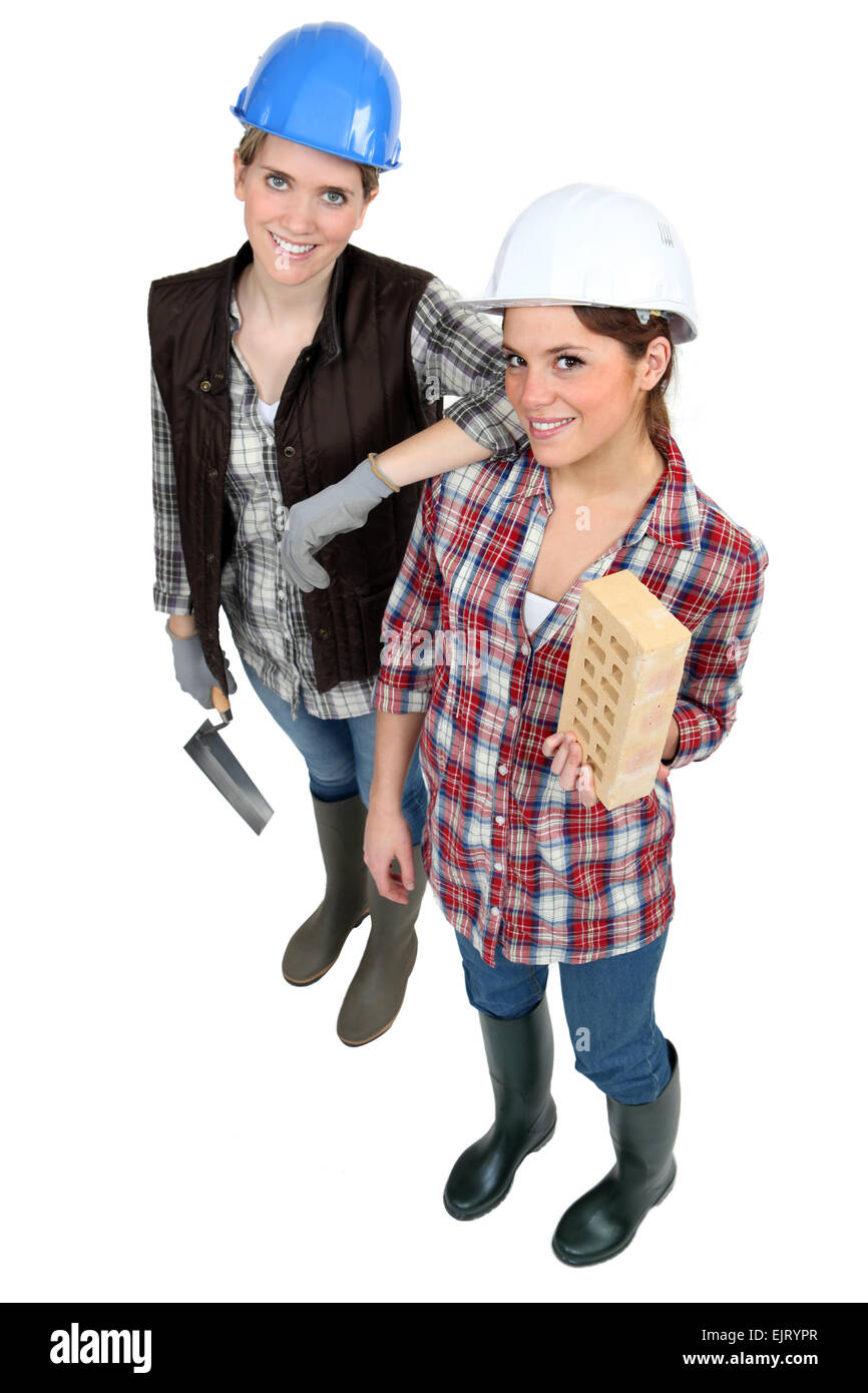 Women home builders Cut Out Stock Images & Pictures - Alamy