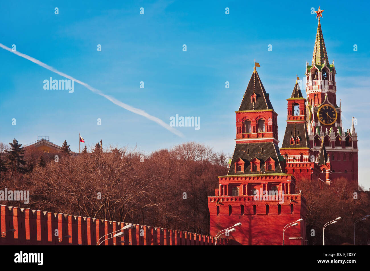 Moscow's Kremlin day Stock Photo - Alamy