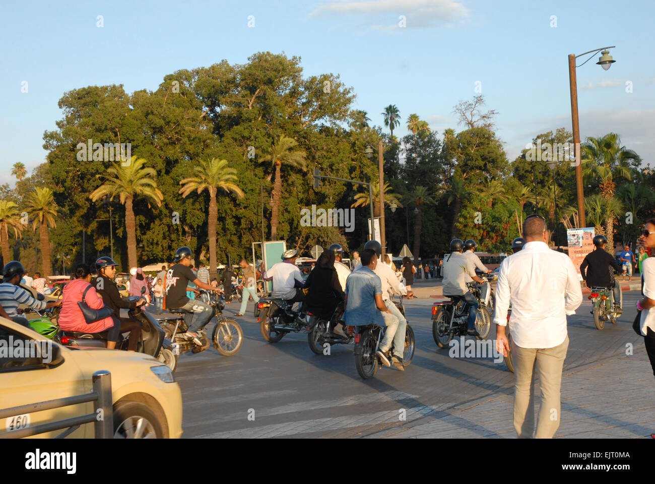 Motorbikes in rush hour hi-res stock photography and images - Alamy