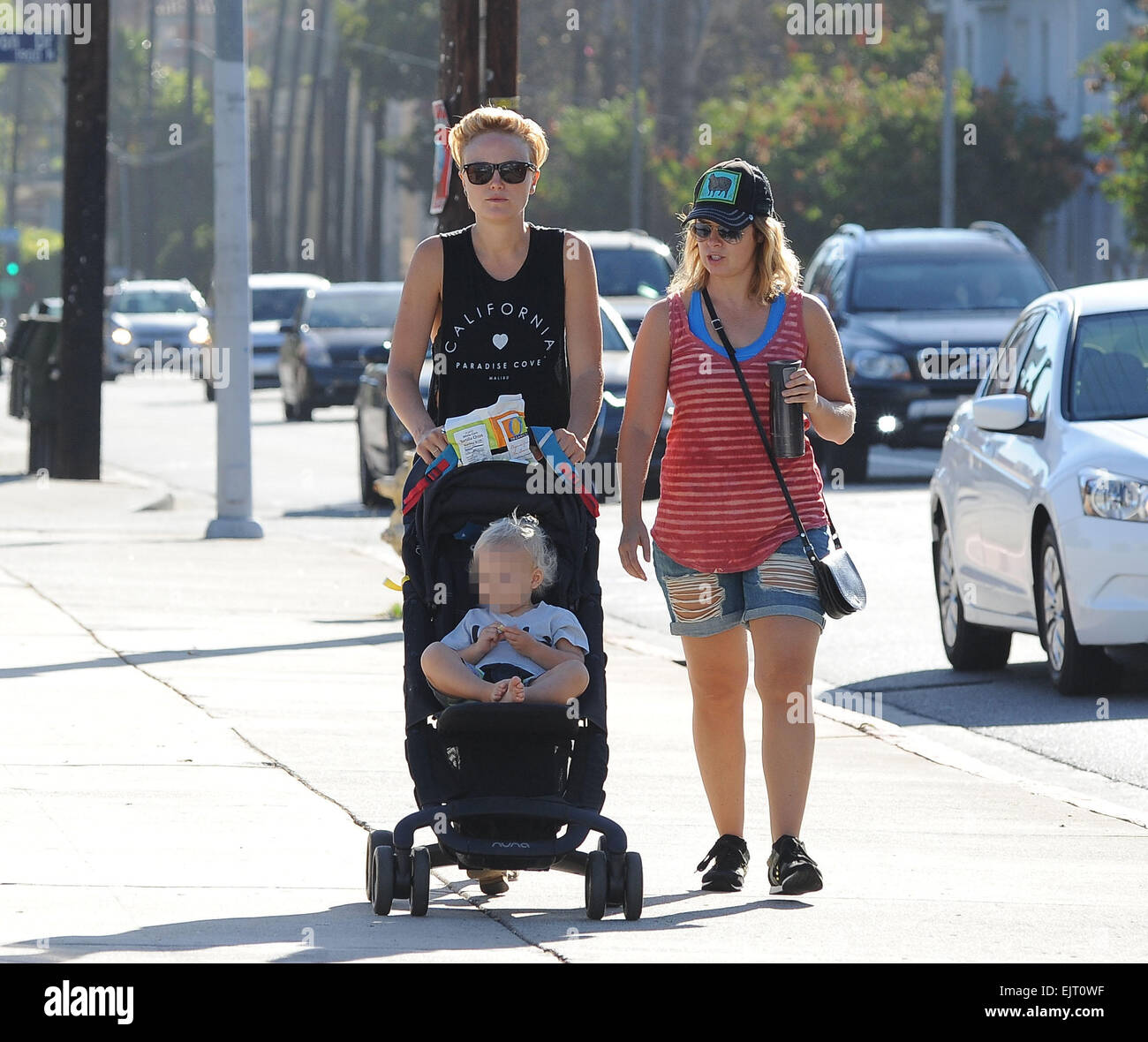 Malin akerman and sebastian zincone hi-res stock photography and images ...