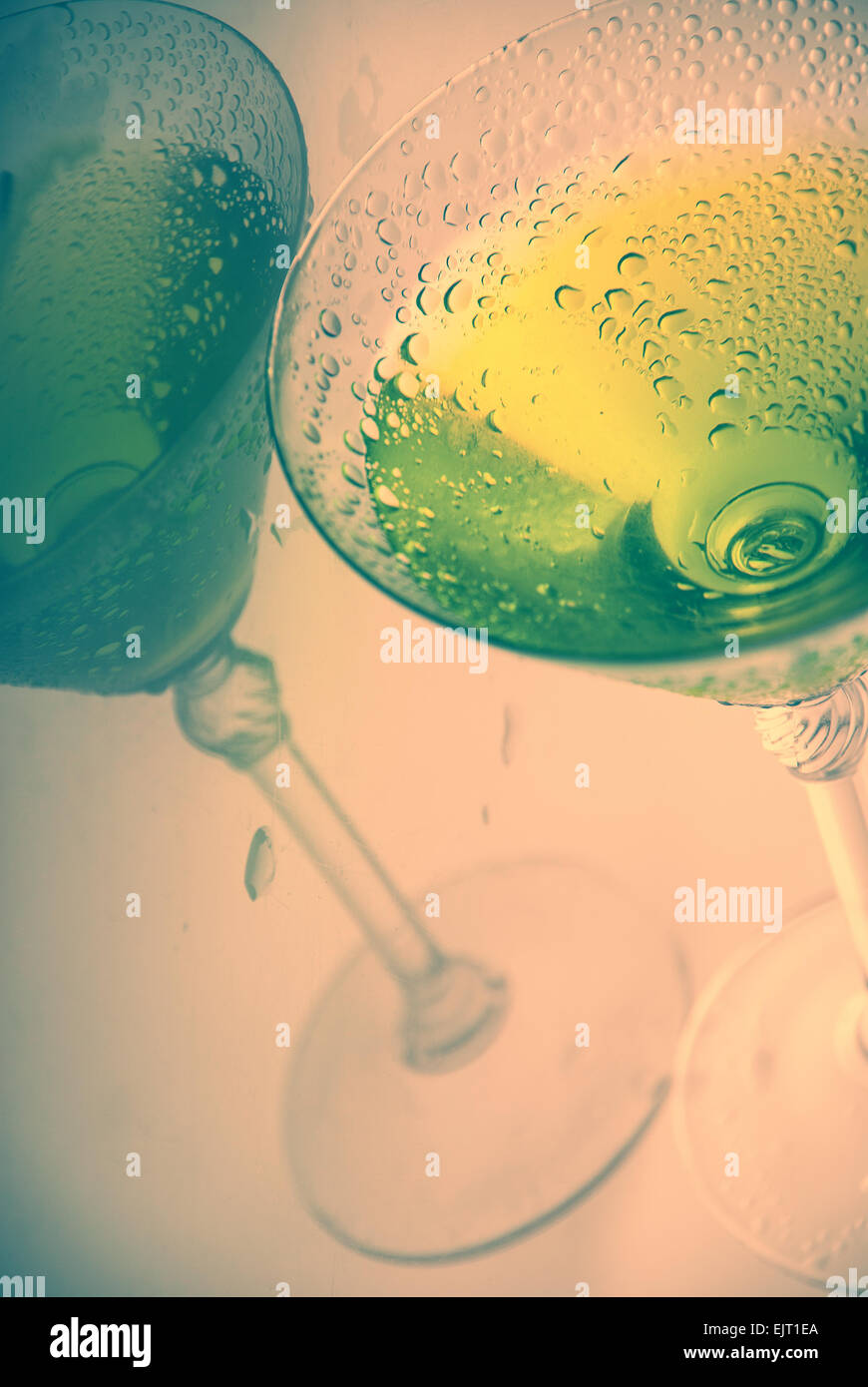 Cocktail isolated on white background. Splash Stock Photo - Alamy