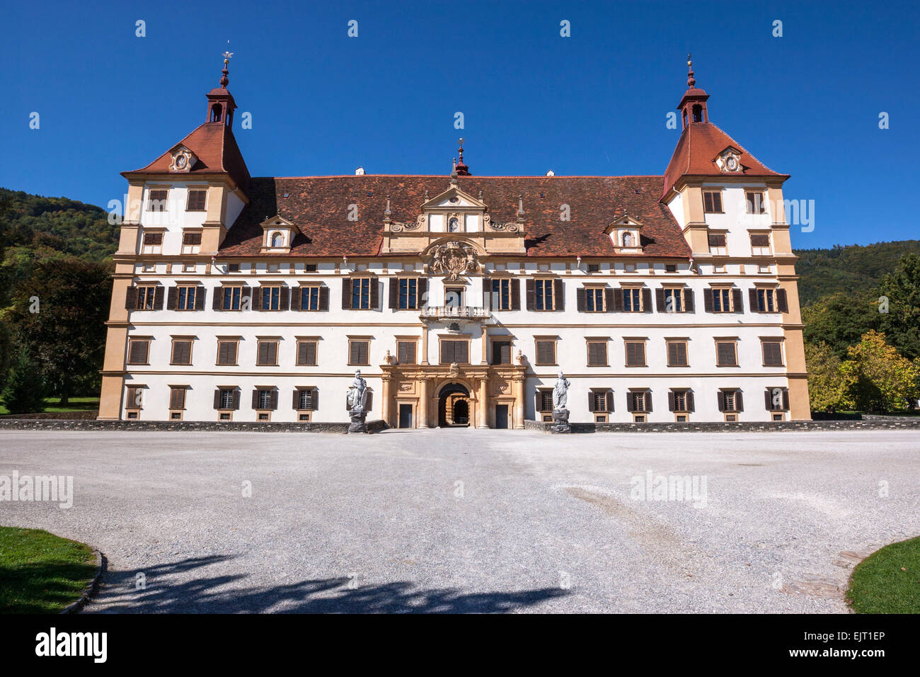 Eggenberg Palace, a Baroque palace complex in Graz, Styria, Austria ...