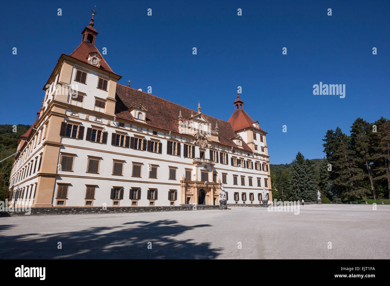 Eggenberg Palace, a Baroque palace complex in Graz, Styria, Austria ...