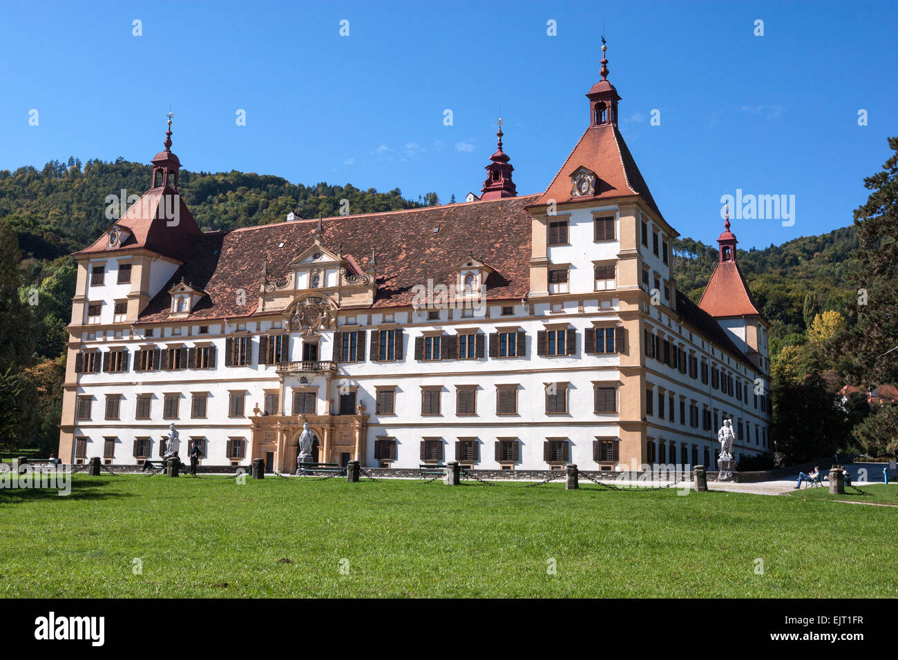 Eggenberg Palace, a Baroque palace complex in Graz, Styria, Austria ...