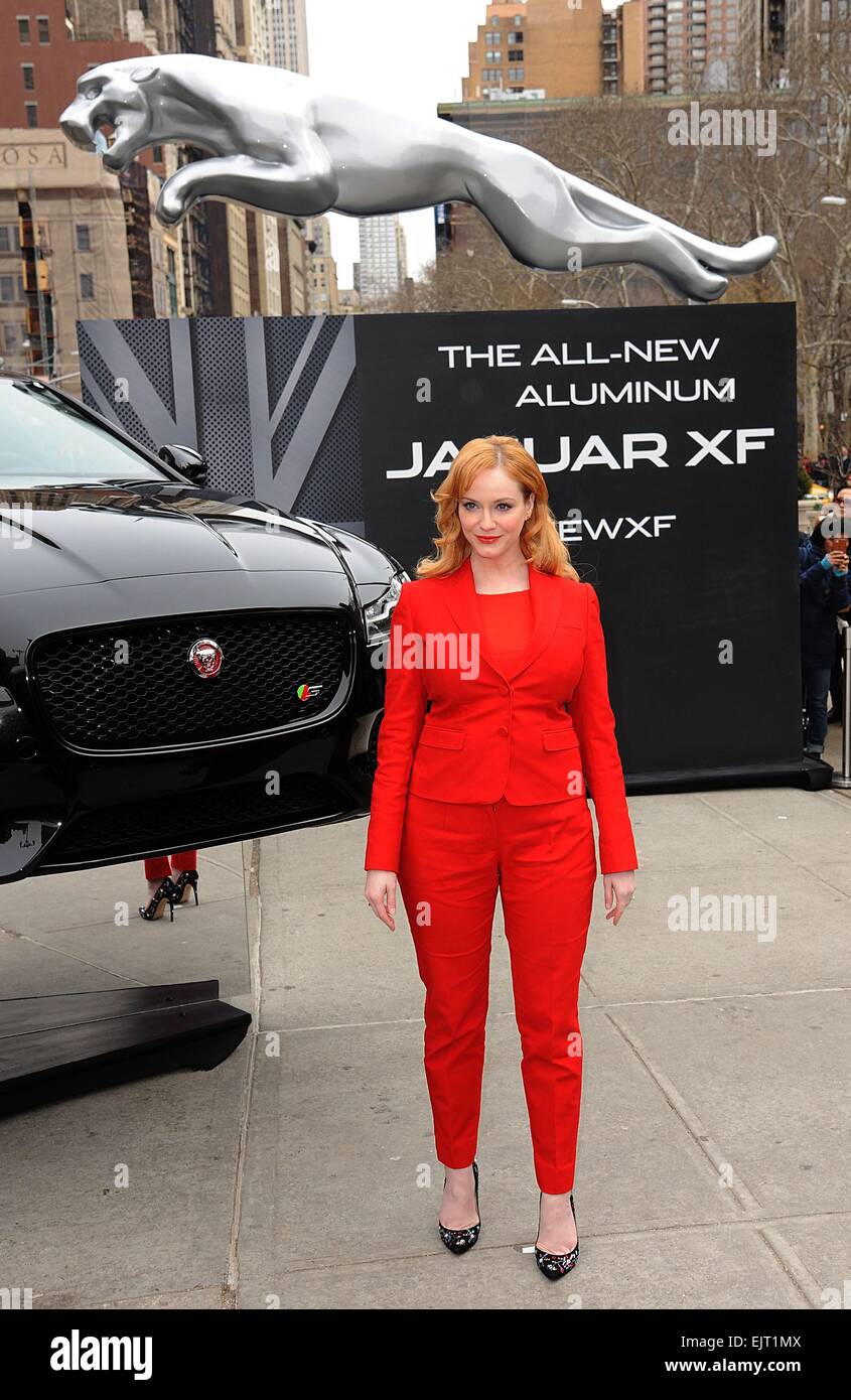 New York, NY, USA. 31st Mar, 2015. Christina Hendricks at a public ...