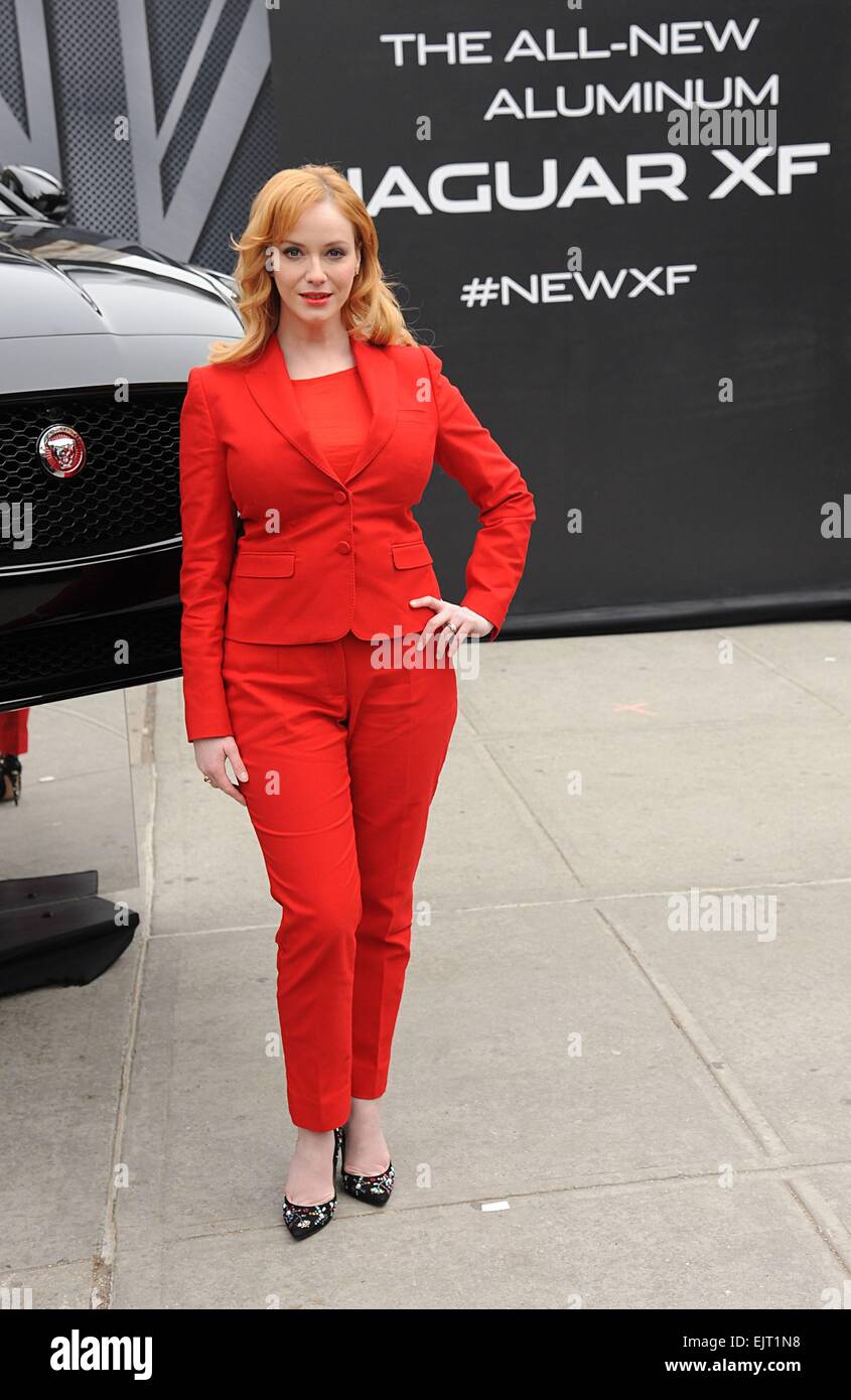 New York, NY, USA. 31st Mar, 2015. Christina Hendricks at a public ...