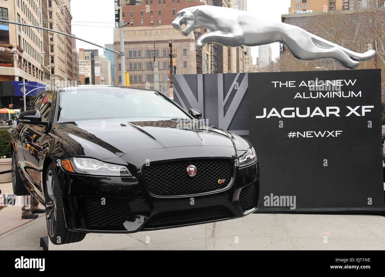 New York, NY, USA. 31st Mar, 2015. 2016 XF sedan at a public appearance ...