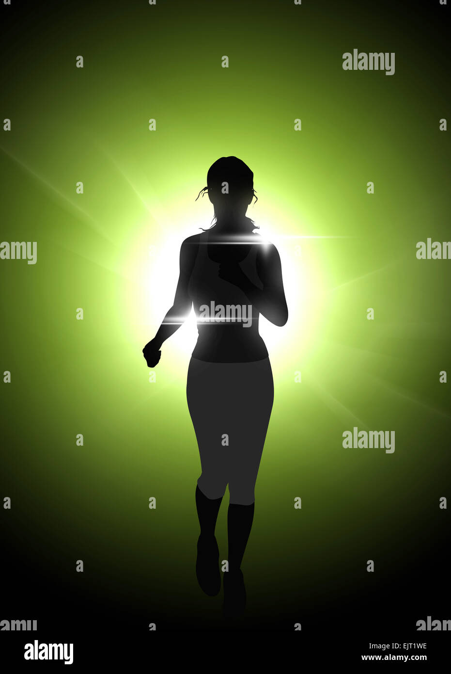 Go run! Sport invitation poster or flyer background with empty space ...