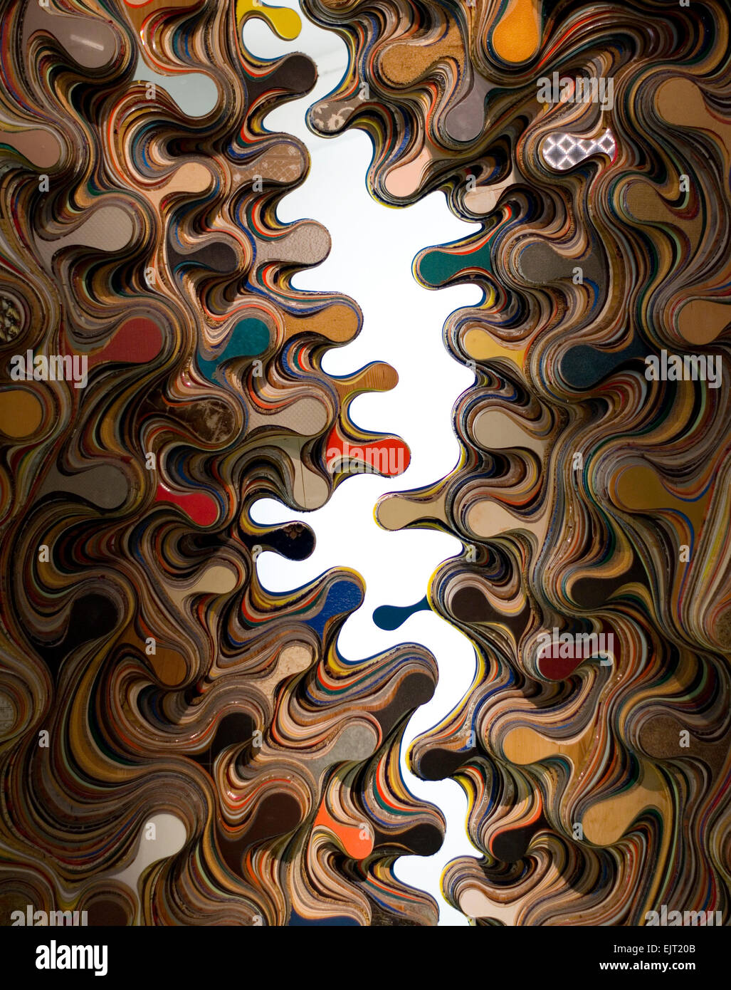 Art installation at The Science Museum London depicting the variety of ...