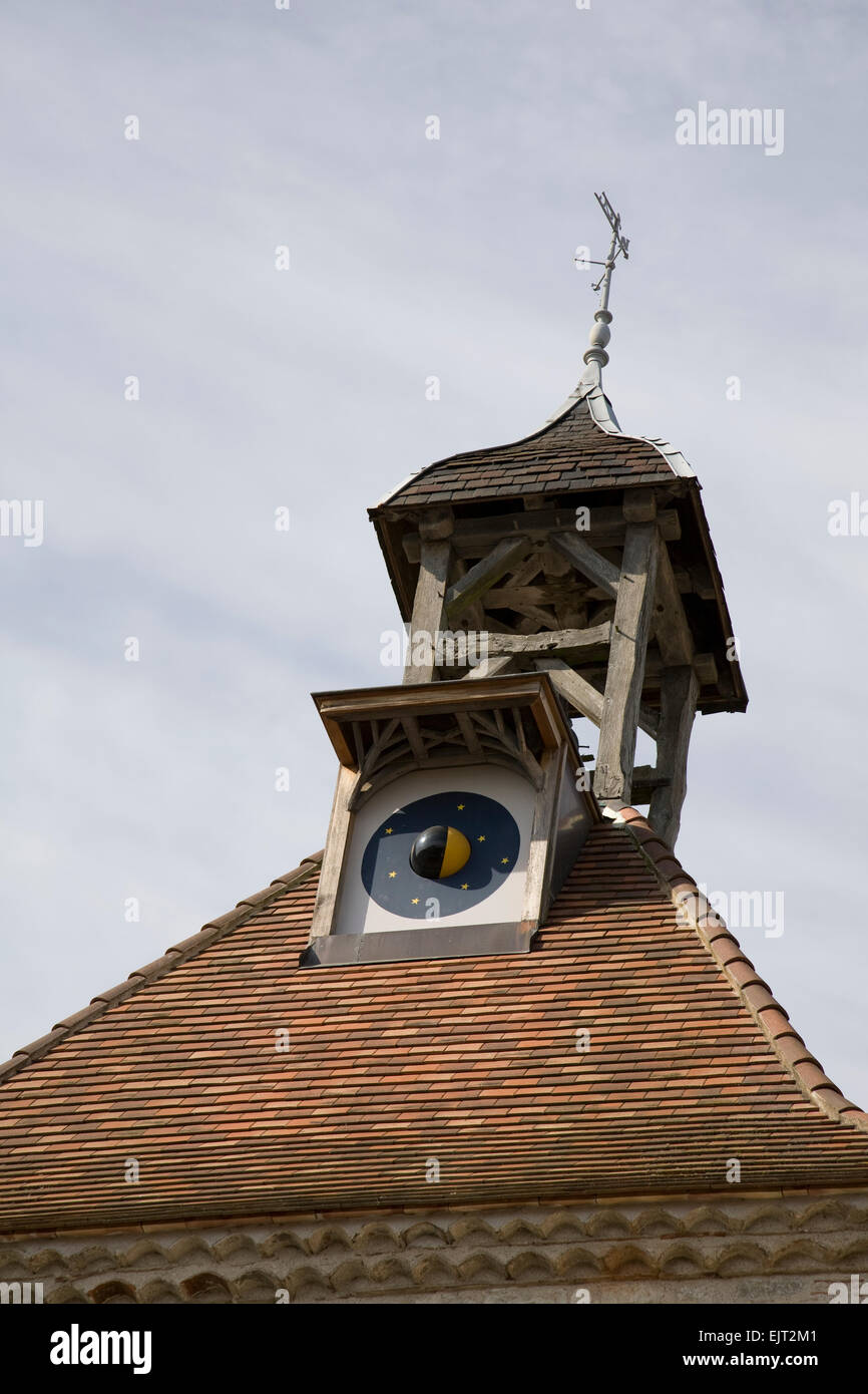Bell tower showing roof tiles hi-res stock photography and images - Alamy