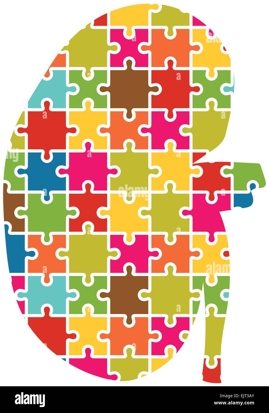 Human kidneys pain symbol Stock Vector Images - Alamy