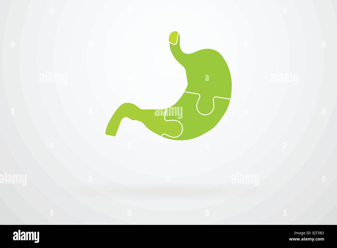 Stomach Jigsaw Puzzle Pieces Abstract Stock Vector Image & Art - Alamy