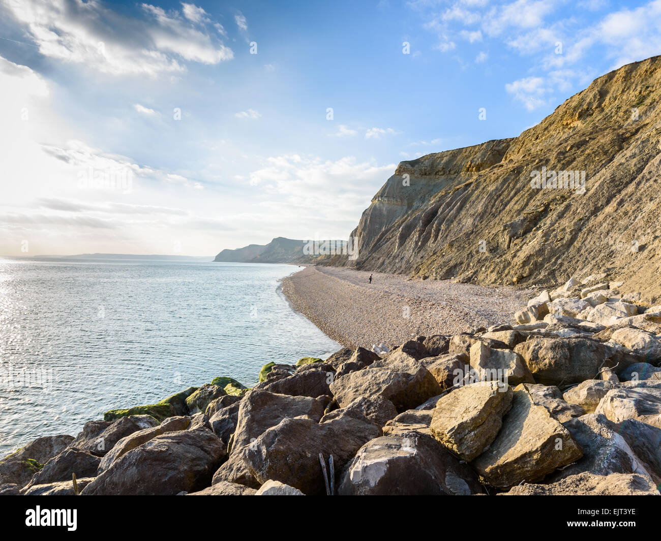 Lyme regis cliffs hi-res stock photography and images - Alamy