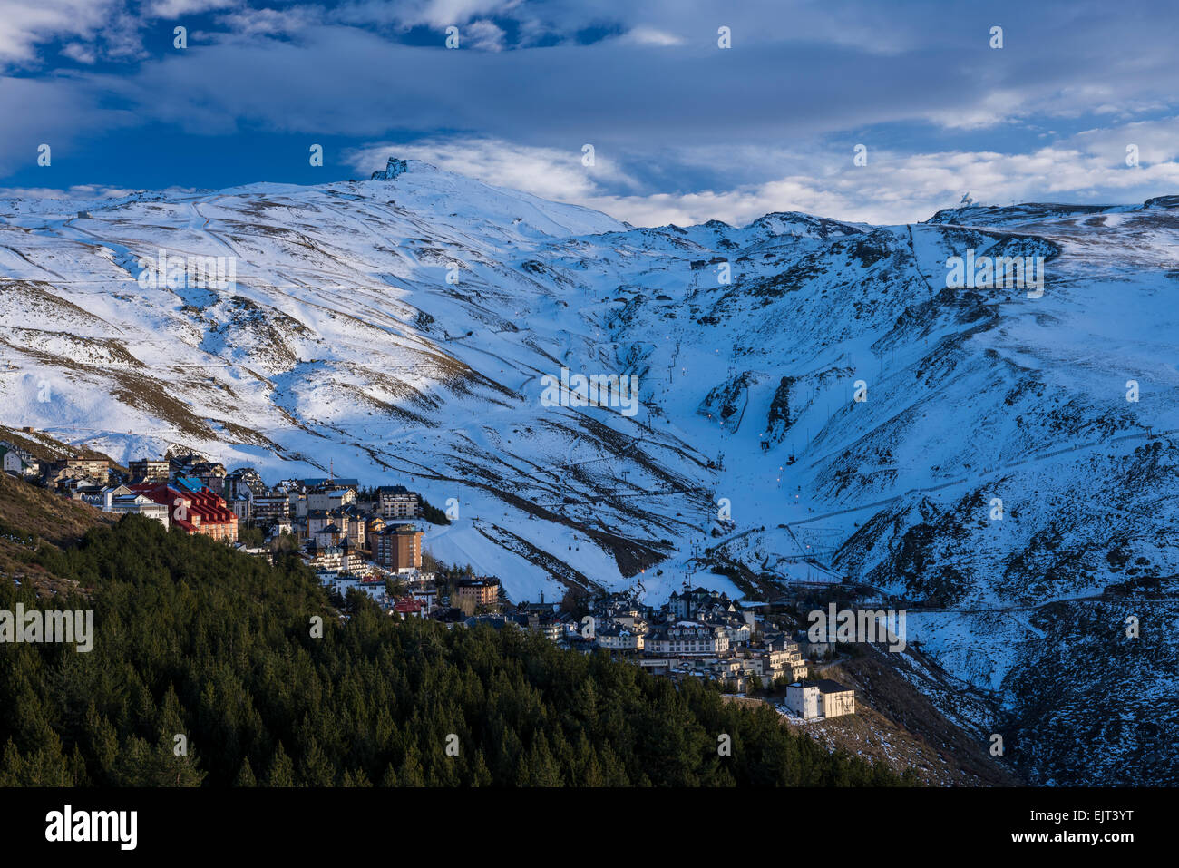 Pradollano area, Sierra Nevada National Park Stock Photo - Alamy