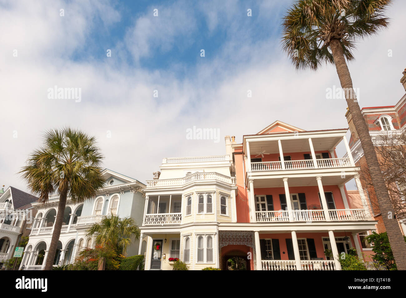 Charleston south carolina battery row hi-res stock photography and ...