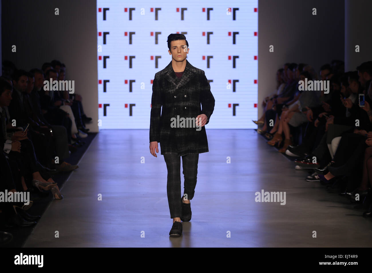 ISTANBUL TURKEY MARCH 20 2015 model showcases one latest creations by ...