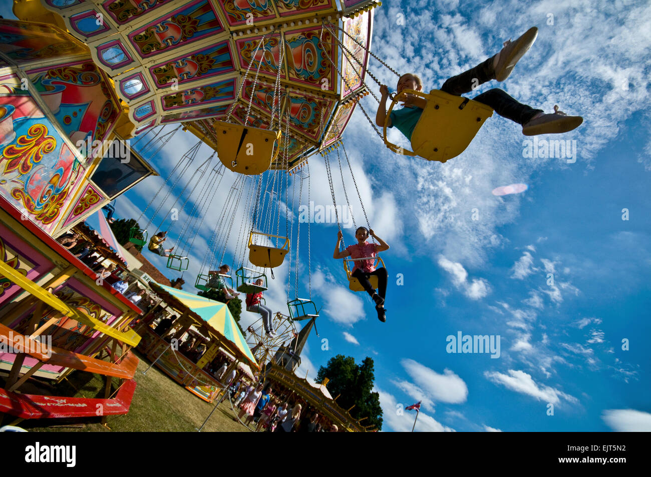 Funfair 1950s hi-res stock photography and images - Alamy