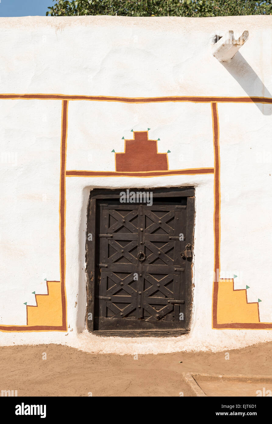 Door of Traditional House of Sam Village in Jaisalmer Desert preserved ...
