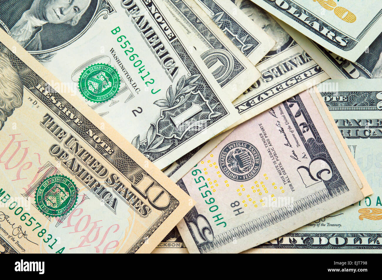 United States Dollars Various Stock Photo - Alamy
