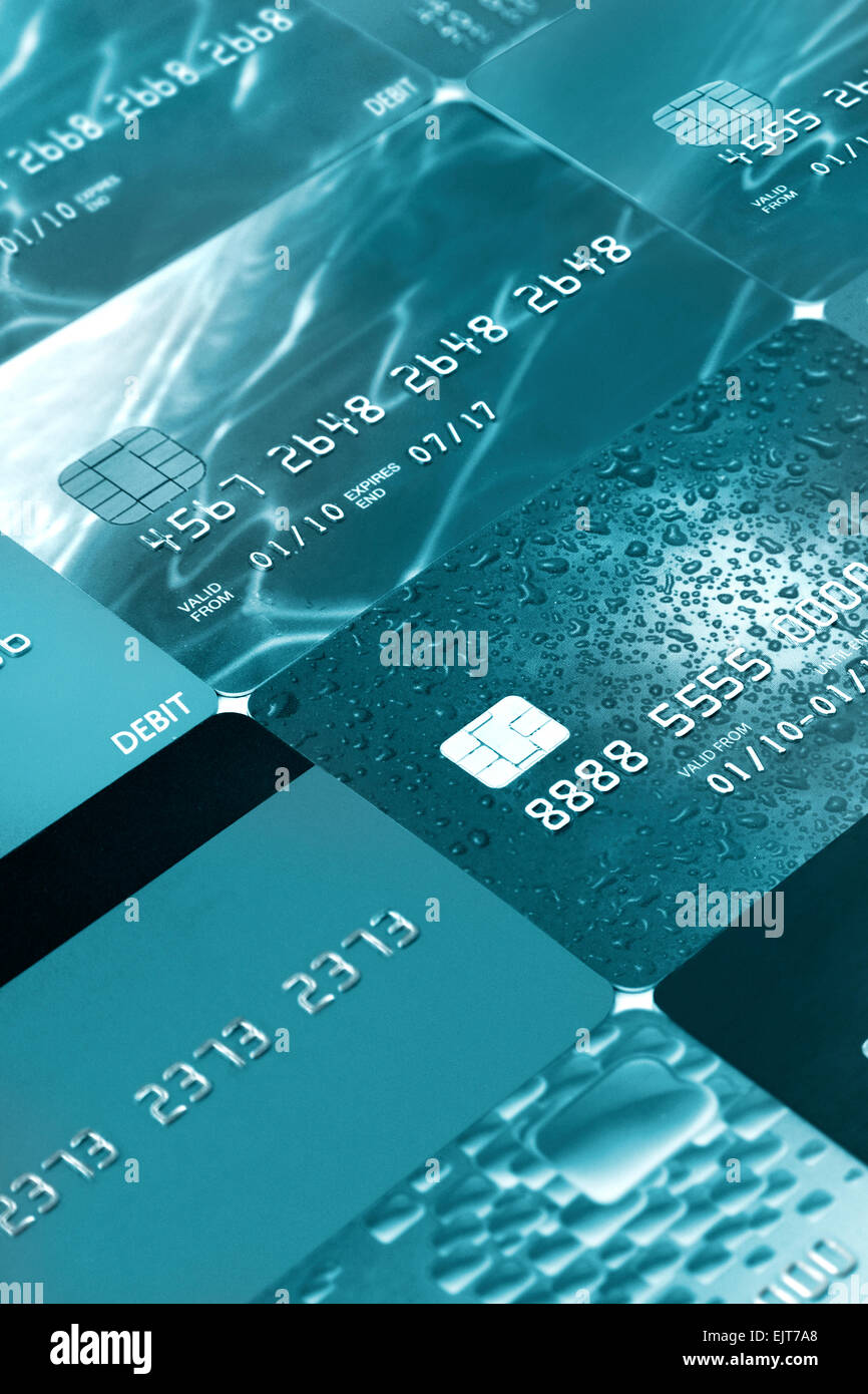 Credit cards and bank cards Stock Photo - Alamy