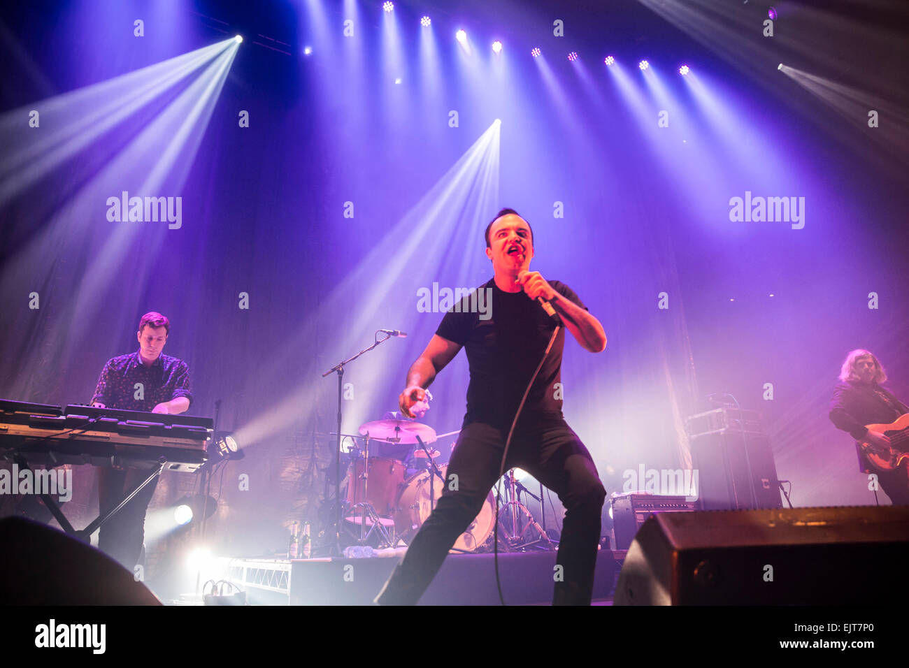 London, UK. 31st March, 2015. Gerrit Welmers lead singer of Future ...