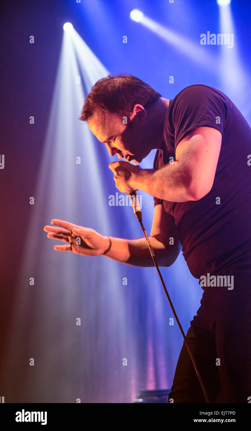London, UK. 31st March, 2015. Gerrit Welmers lead singer of Future ...