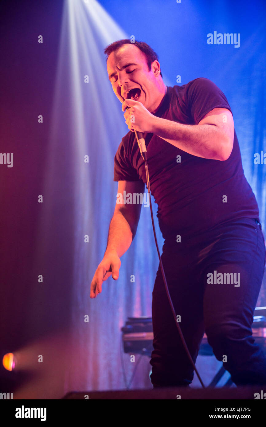 London, UK. 31st March, 2015. Gerrit Welmers lead singer of Future ...