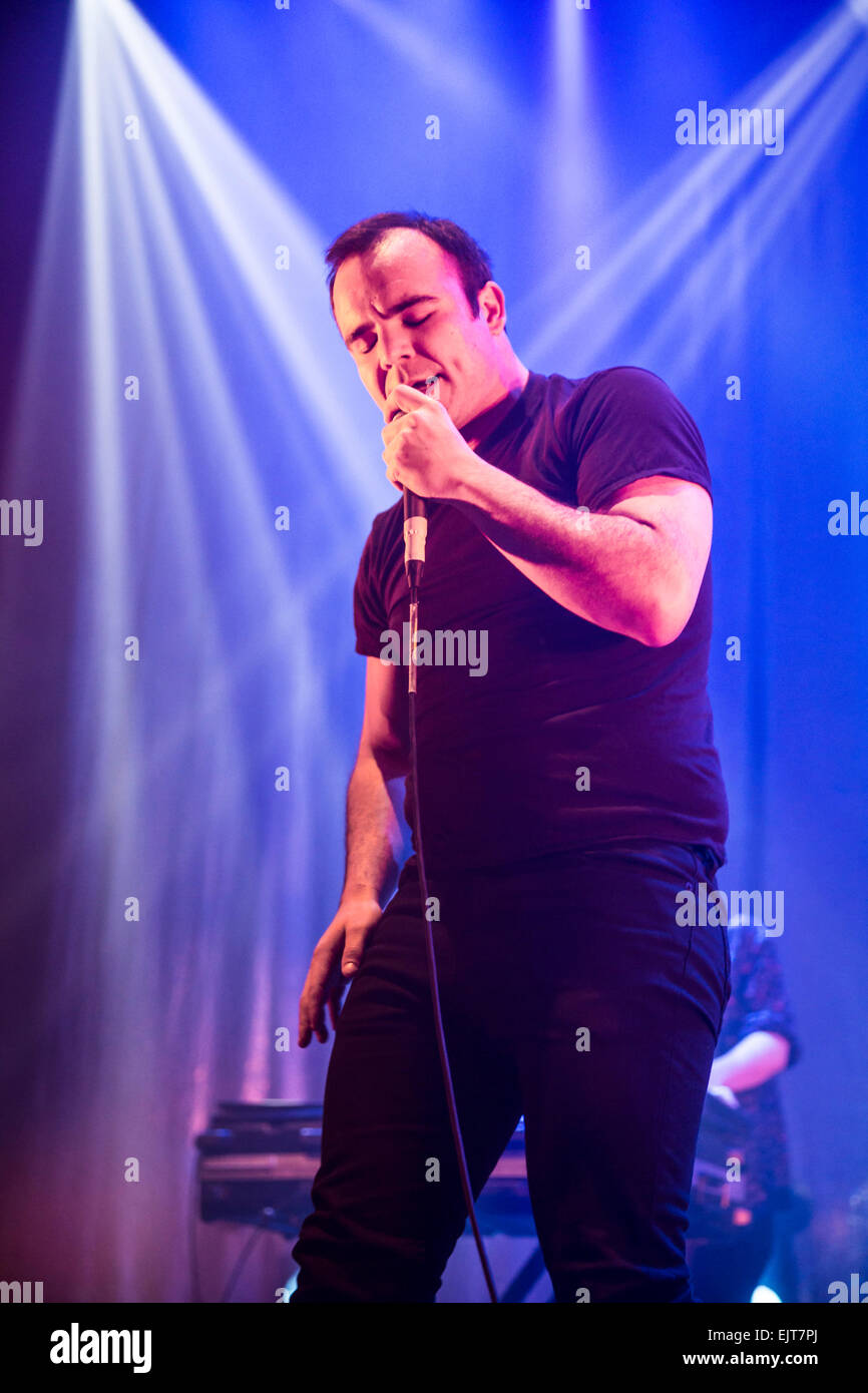 London, UK. 31st March, 2015. Gerrit Welmers lead singer of Future ...
