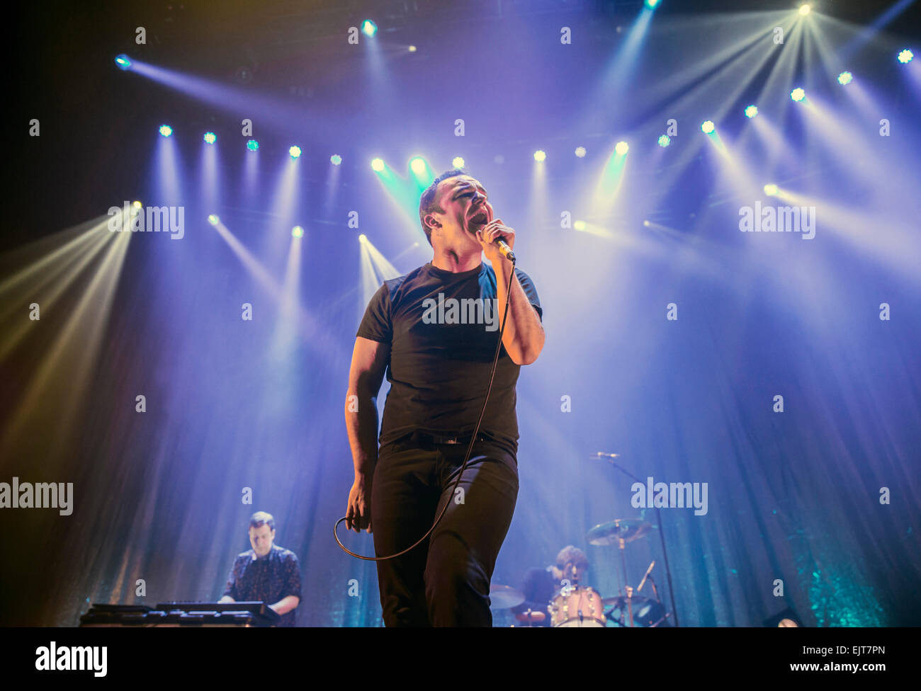 London, UK. 31st March, 2015. Gerrit Welmers lead singer of Future ...