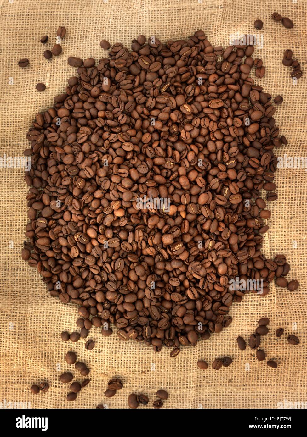 A close up shot of coffee beans Stock Photo - Alamy