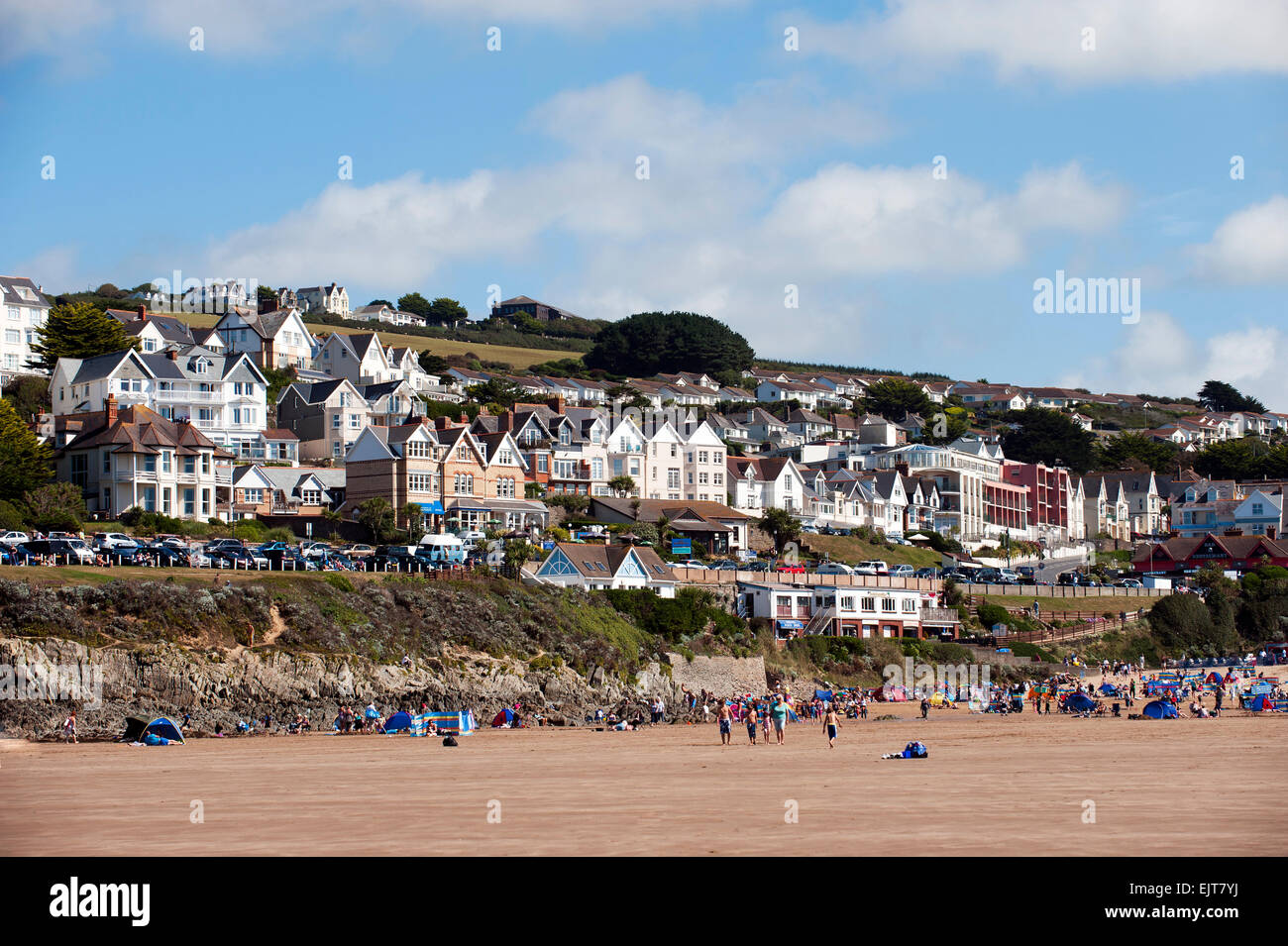 Woolacombe Devon Town High Resolution Stock Photography and Images - Alamy