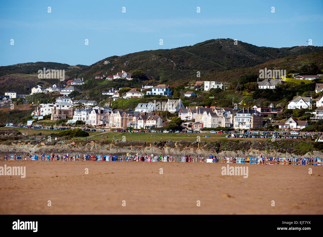 Woolacombe beach North Devon England Britain UK Europe Stock Photo - Alamy
