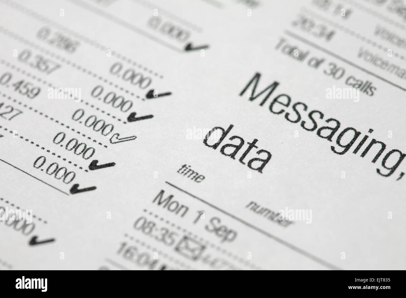 Mobile Phone Statement Stock Photo - Alamy