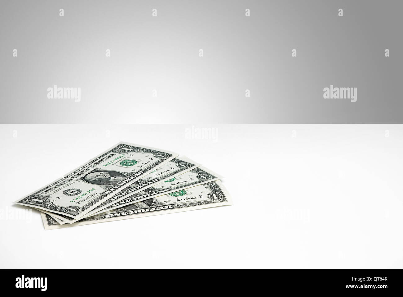 American one Dollar bank notes Stock Photo - Alamy