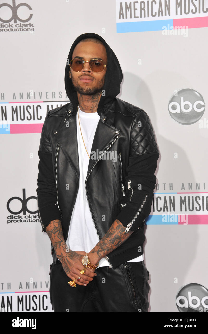 LOS ANGELES, CA - NOVEMBER 18, 2012: Chris Brown at the 40th ...