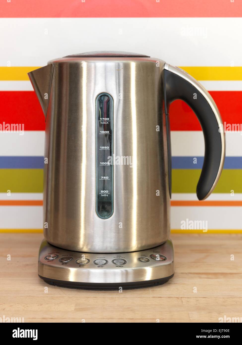 A close up shot of kitchen items on a kitchen bendh Stock Photo - Alamy