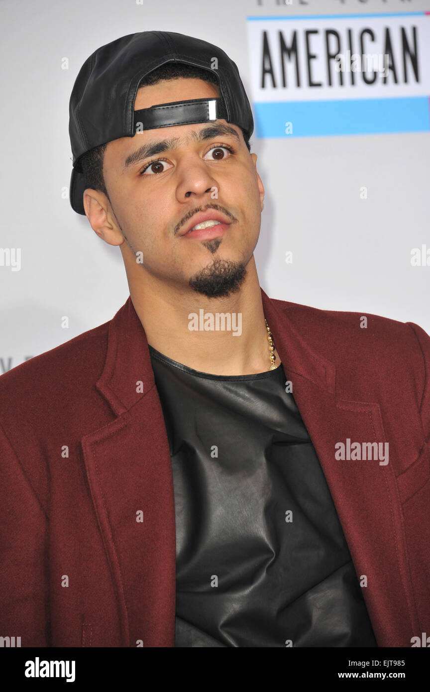 LOS ANGELES, CA - NOVEMBER 18, 2012: J. Cole at the 40th Anniversary ...
