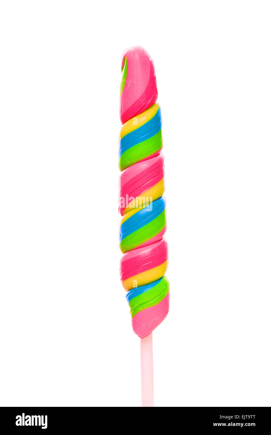 Lollipop spiral twisted sucker hi-res stock photography and images - Alamy