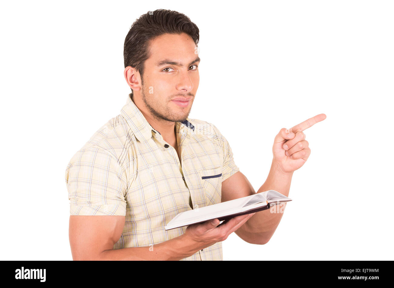 young handsome male teacher holding notebook Stock Photo - Alamy young handsome male teacher holding notebook Stock Photo - Alamy