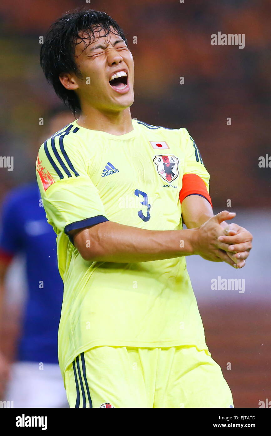 Shah Alam, Malaysia. 31st Mar, 2015. Wataru Endo (JPN) Football/Soccer ...
