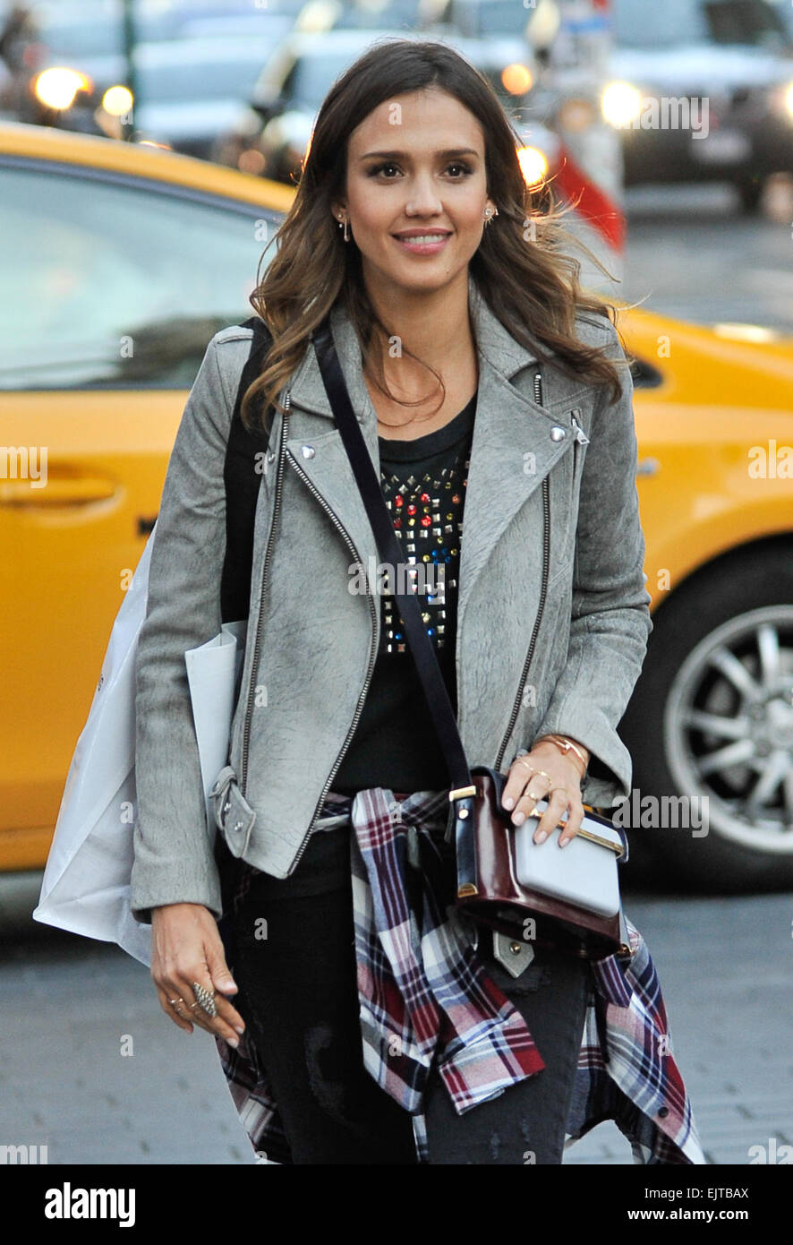 Jessica Alba spotted out in Soho with friends Featuring: Jessica Alba ...