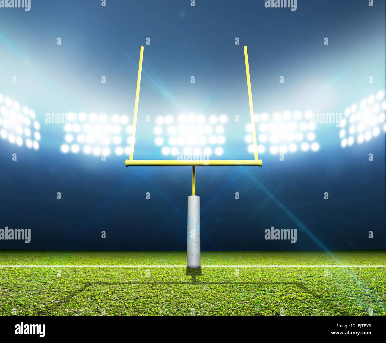 Goal posts american football hi-res stock photography and images - Alamy