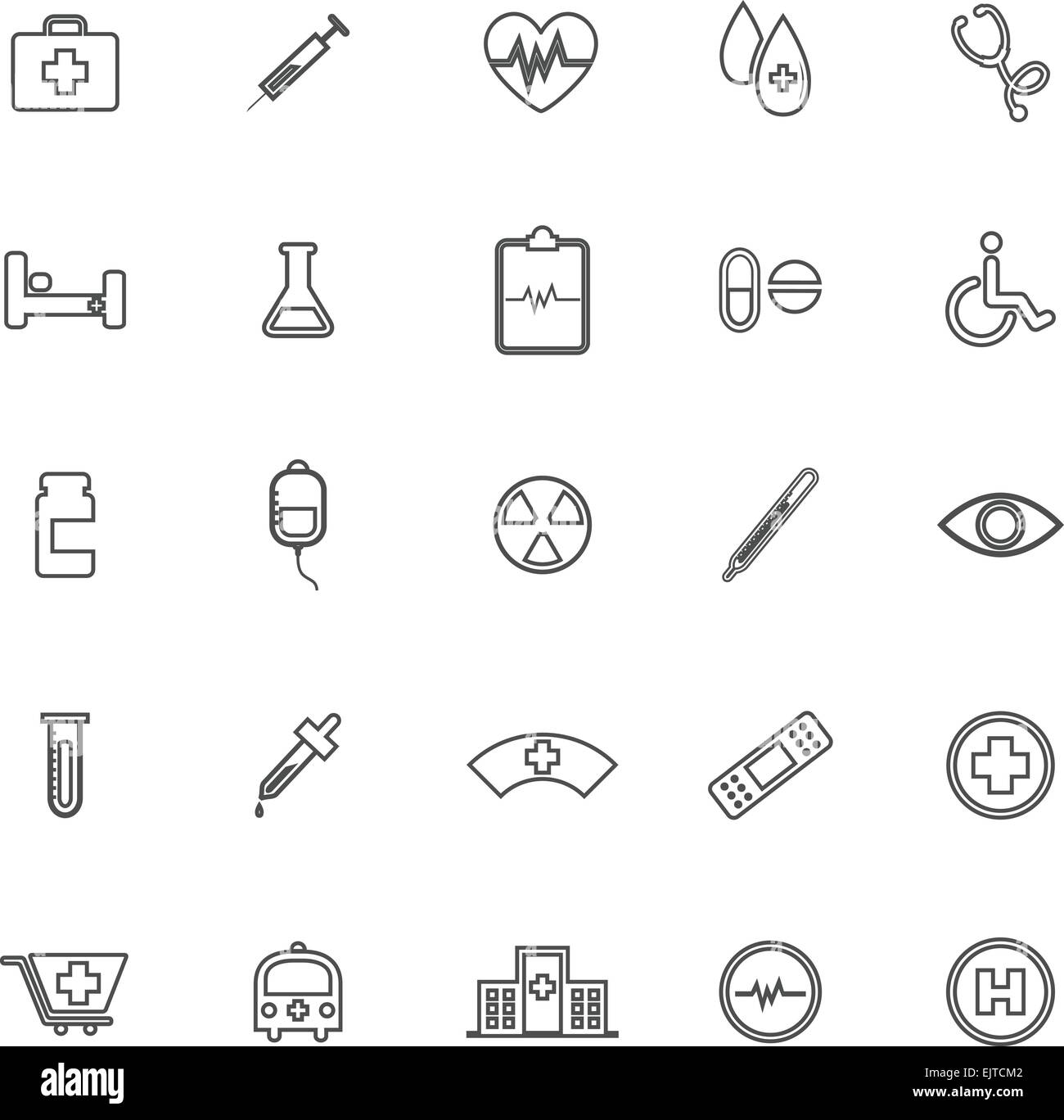 Medical line Black and White Stock Photos & Images - Alamy