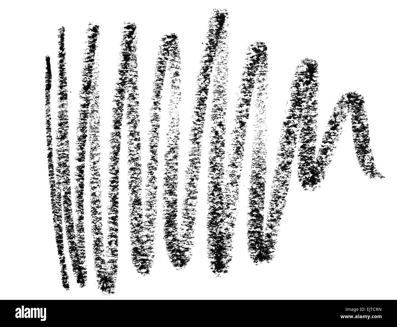 close up of a pencil stroke on white background Stock Photo - Alamy