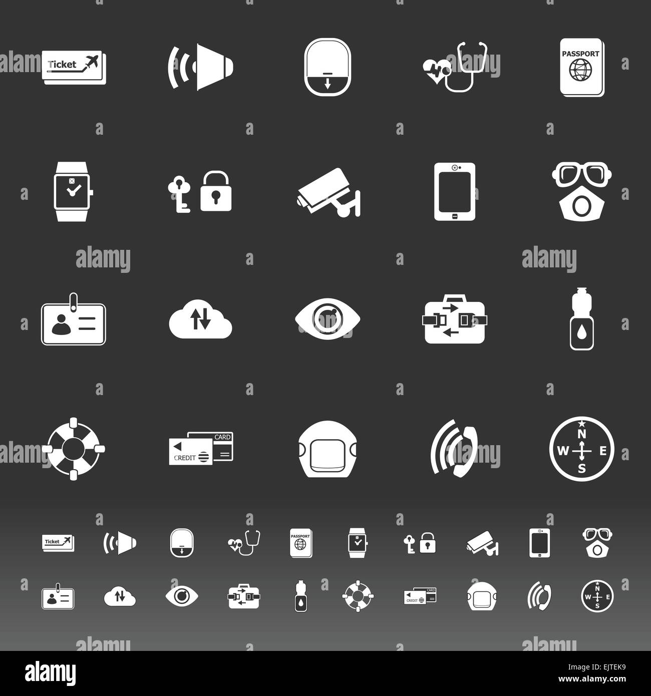 Security stick figure pictogram icon hi-res stock photography and ...