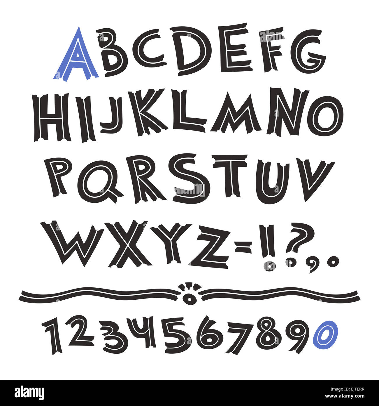 Big collection retro cartoon Cut Out Stock Images & Pictures - Alamy