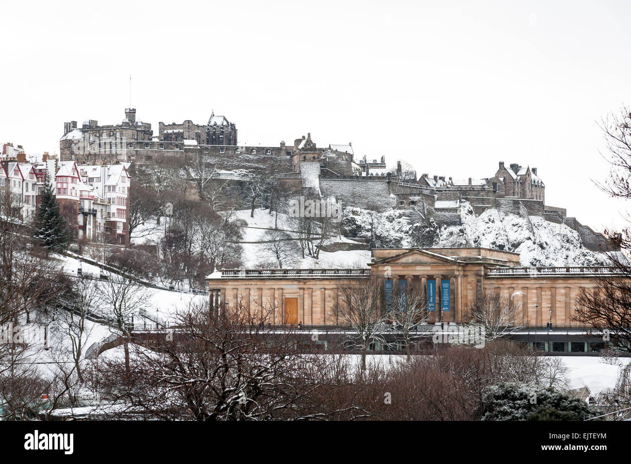 Edinburgh winter weather hi-res stock photography and images - Alamy