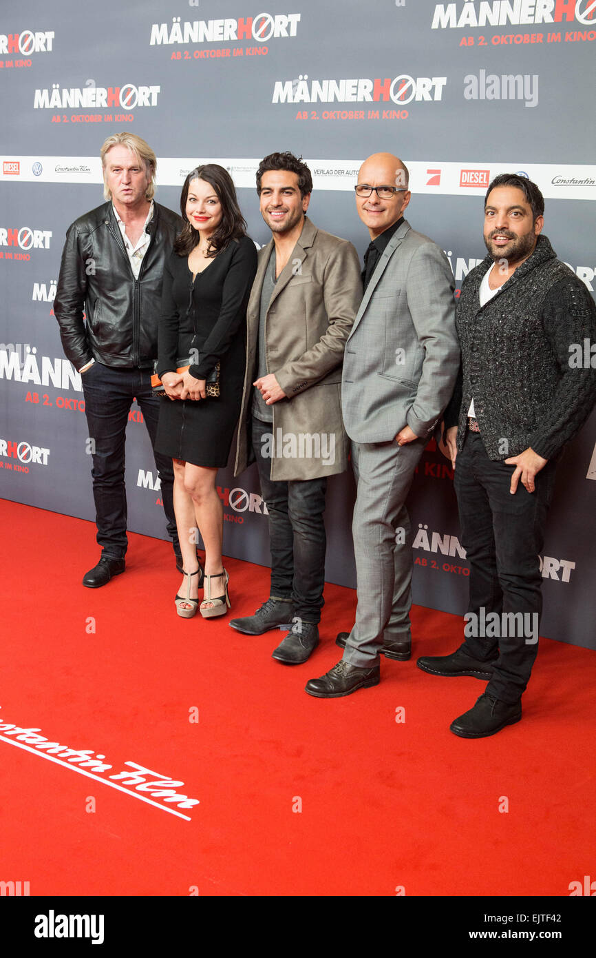 Premiere of Maennerhort at Cubix movie theatre Featuring: Elyas M Barek ...