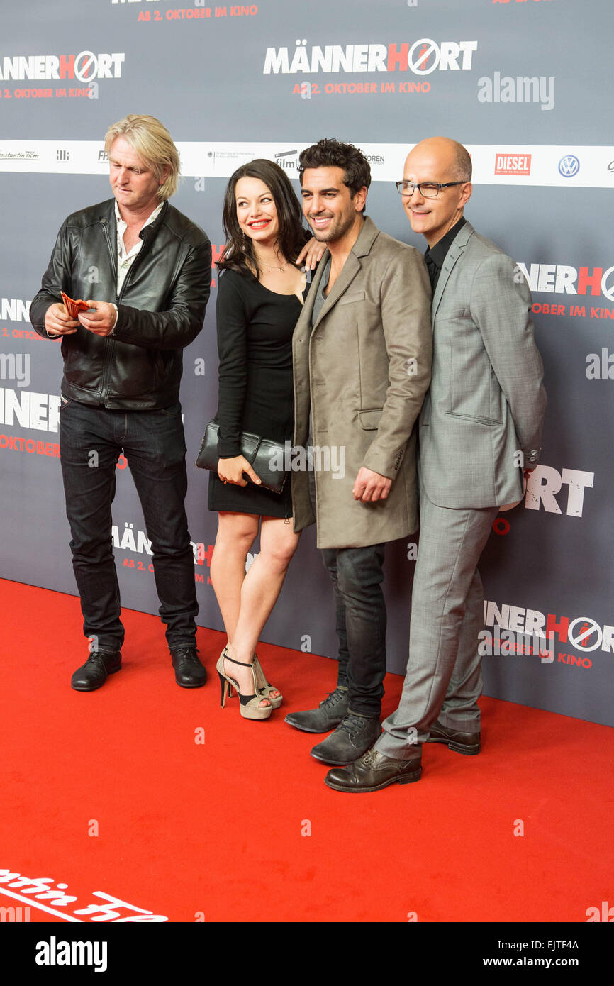 Premiere of Maennerhort at Cubix movie theatre Featuring: Elyas M Barek ...
