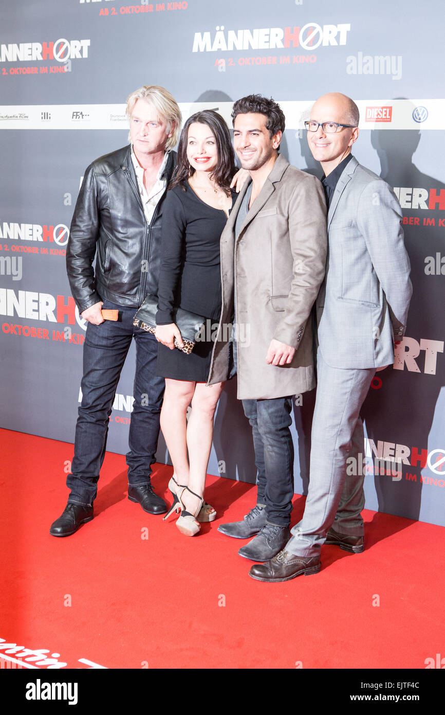 Premiere of Maennerhort at Cubix movie theatre Featuring: Elyas M Barek ...